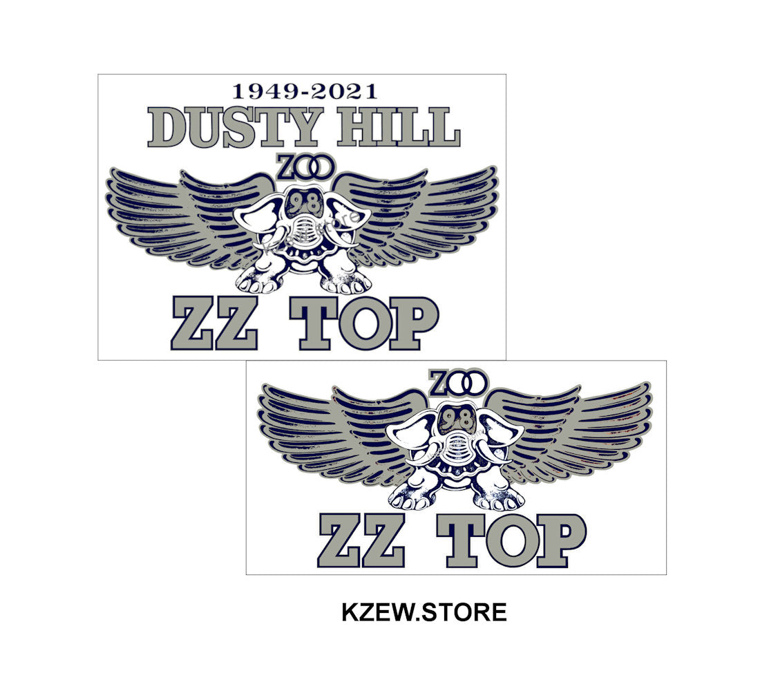 DUSTY HILL TRIBUTE and ZZ TOP ZOO Stickers – kzewstore