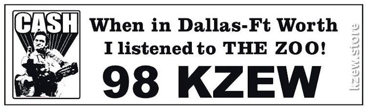 Cash-KZEW Sticker-NEW – kzewstore